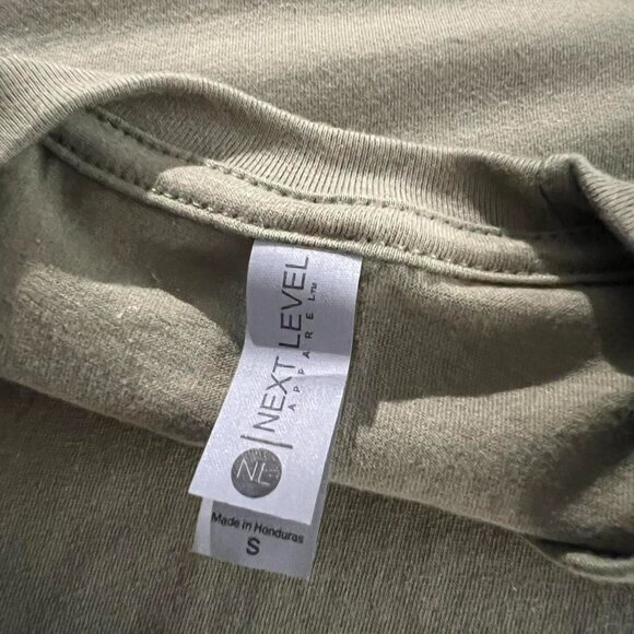Next Level Apparel | Tops | Small Green And White Next Level Apparel ...